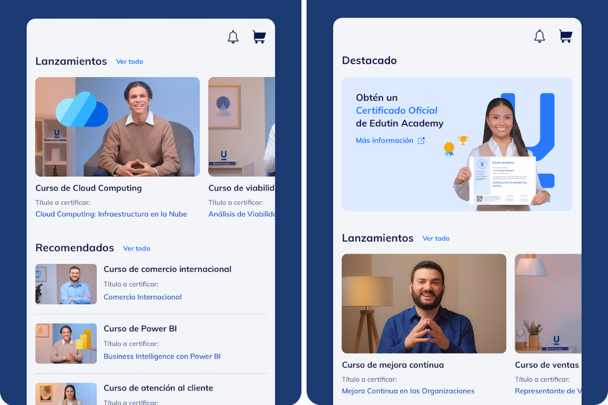Transforme sua Carreira com o App Edutin Academy – Mais de 6.000 Cursos ...